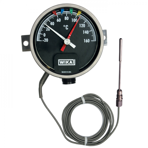 Model TI.TSG60 Temperature Switch Gauge Bottom Connected Back Flange